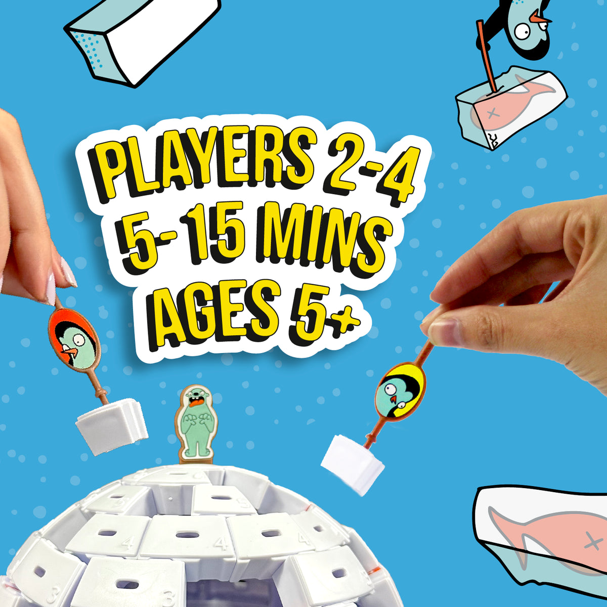Igloo Mania - Family Dexterity Game Ages 5+ | Camden Games